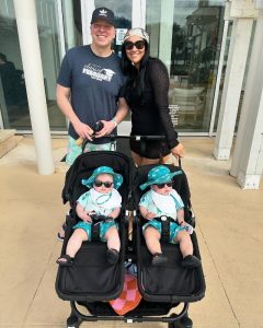 GARY OWEN AND BRIANNA JOHNSON CELEBRATE THEIR TWINS' 1ST BIRTHDAY