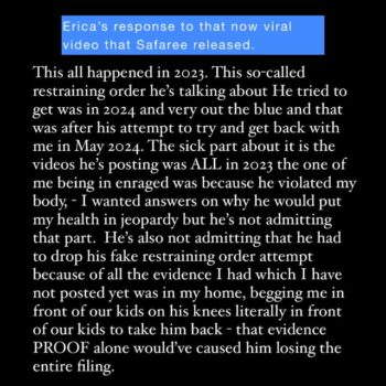 ERICA MENA ACCUSES SAFAREE OF MISTREATING SON, CALLS FOR RESOLUTION FOR ...