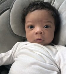 KING HARRIS SHARES FIRST PHOTOS OF HIS BABY BOY, SHUTS DOWN 'FAKE ...