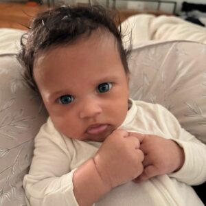 THE GAME, SHANIECE HAIRSTON, AND EVELYN LOZADA DOTE ON BABY BLAZE
