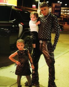 NLE CHOPPA POSES WITH KIDS ON SET OF NEW MUSIC VIDEO