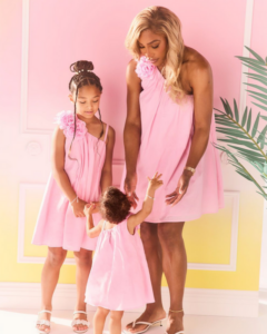 SERENA WILLIAMS' DAUGHTER OLYMPIA KEEPS HER IN CHECK OVER A SUMMER OUTFIT