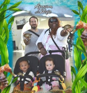 GABOUREY SIDIBE AND BRANDON FRANKEL CELEBRATE THEIR TWINS' FIRST BIRTHDAY