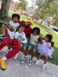 NICK CANNON HANGS WITH HIS KIDS FROM ABBY DE LA ROSA AND BRE TIESI